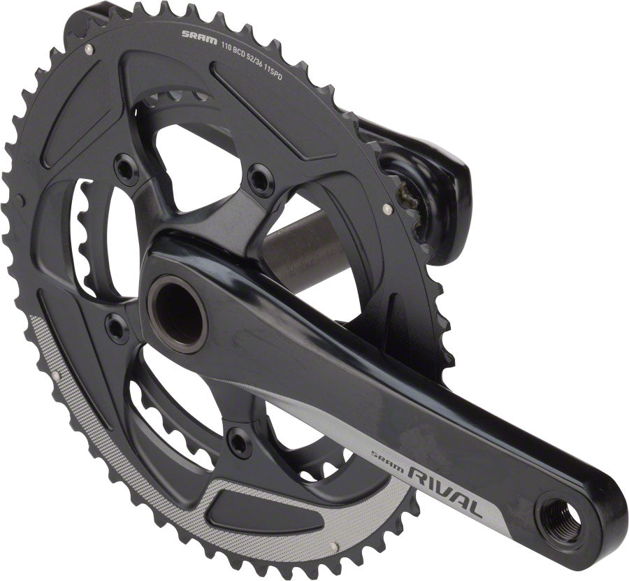 SRAM Rival 22 Crankset - 172.5mm 11-Speed 52/36t 110 BCD GXP Spindle I ...