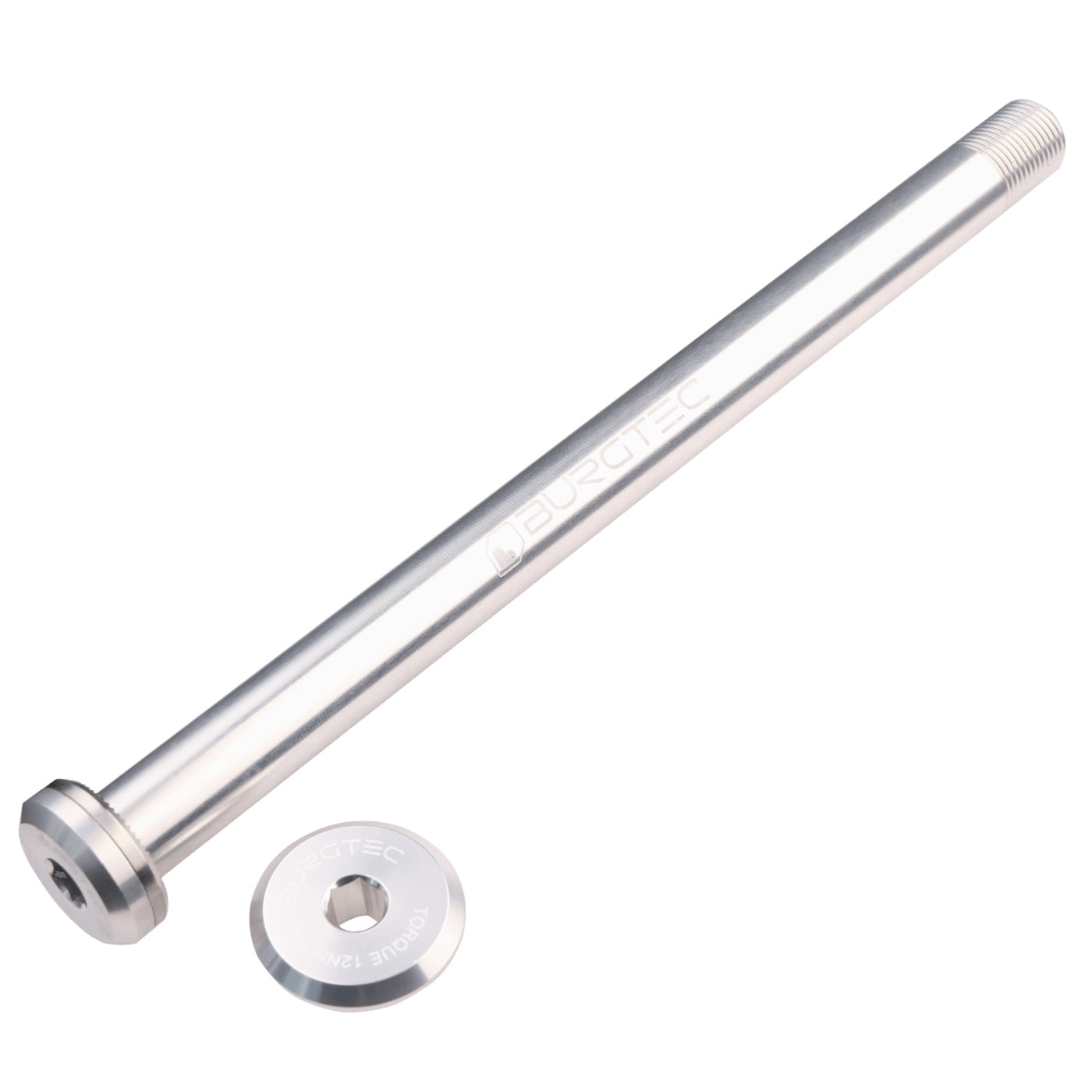 Burgtec Santa Cruz Rear Axle 12x168.5mm Rhodium Silver – SX Collective